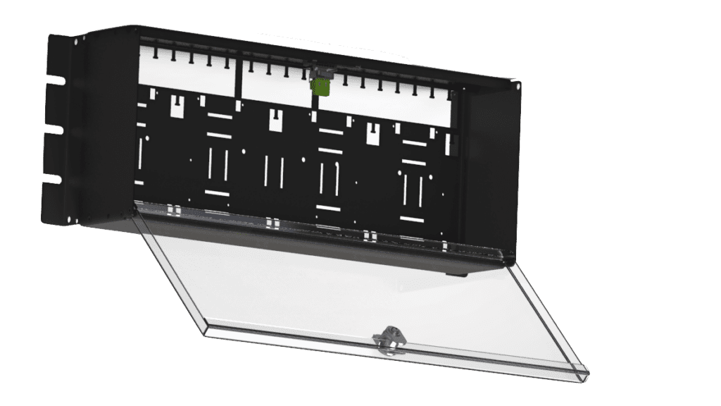 19 rack module holder - Milleteknik