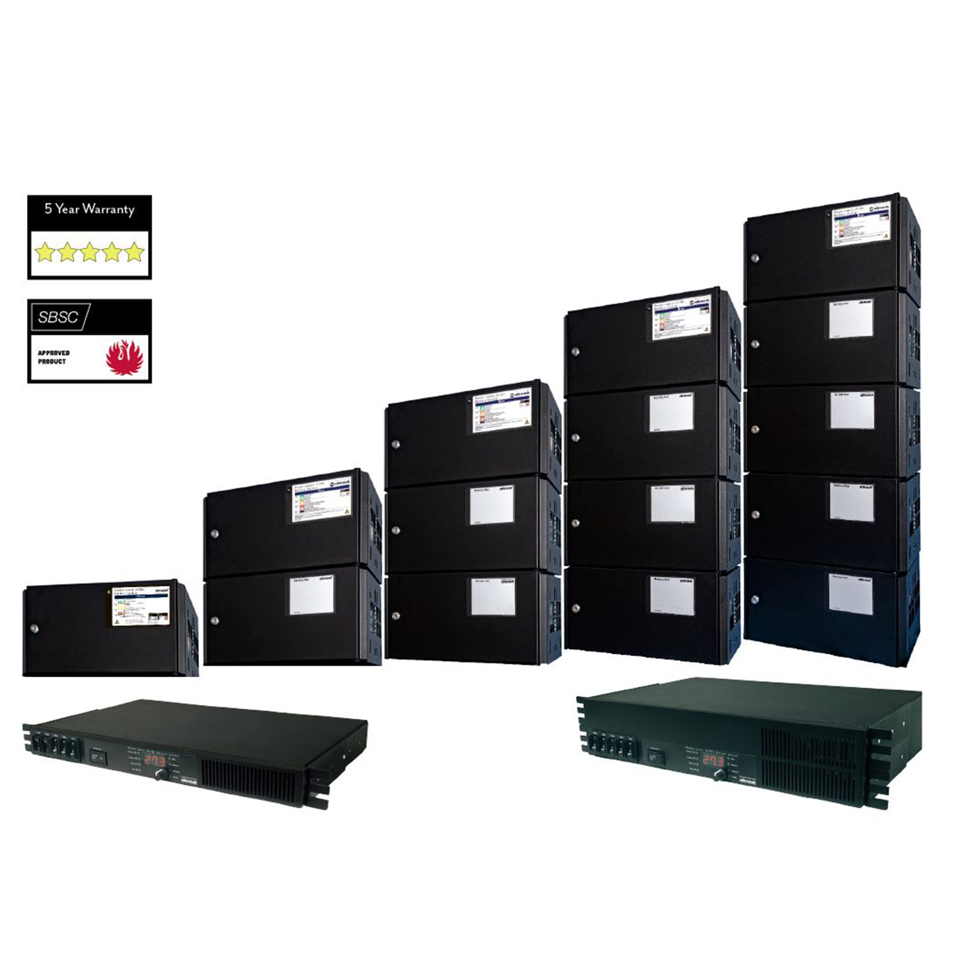 Where our battery backup is used: EN54 - Milleteknik