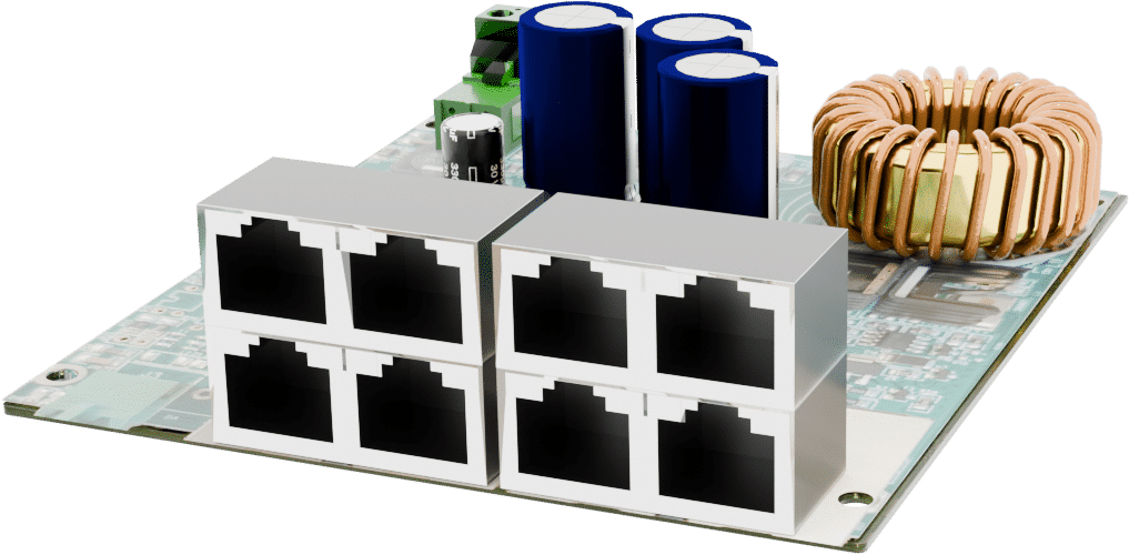 PoE Switch 4p Expansion Kit - Milleteknik